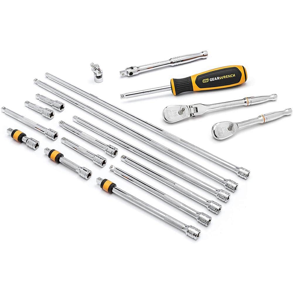 GEARWRENCH 1/4 in. Drive 84-Tooth Ratchet and Drive Tool Accessory Set ...