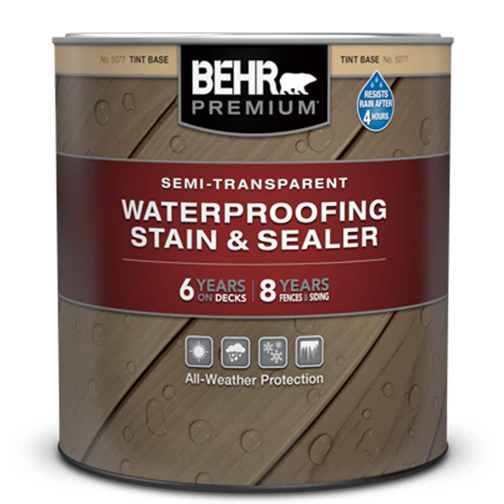 Reviews for BEHR PREMIUM 1 qt. Deep Base Semi-Transparent Waterproofing ...