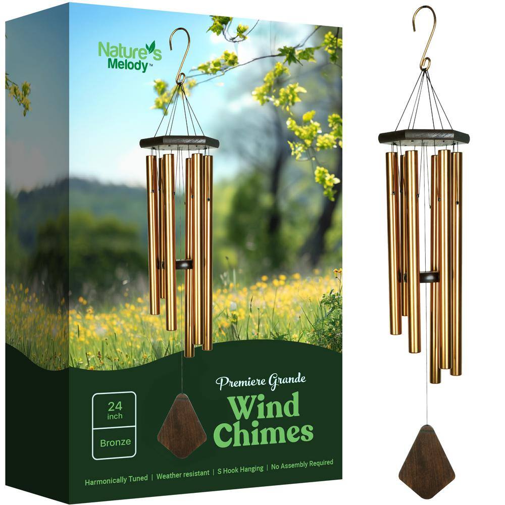 Nature's Melody Premiere Grande Tunes Wind Chimes - Outdoor Windchime ...
