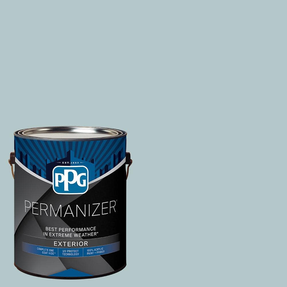 Reviews for PERMANIZER 1 gal. PPG1034-4 Misty Surf Semi-Gloss Exterior ...