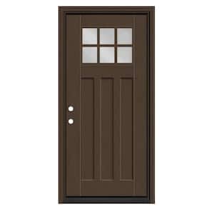 Steves & Sons Regency 36 in. x 80 in. 6Lite Toplite Clear Glass RHOS ...