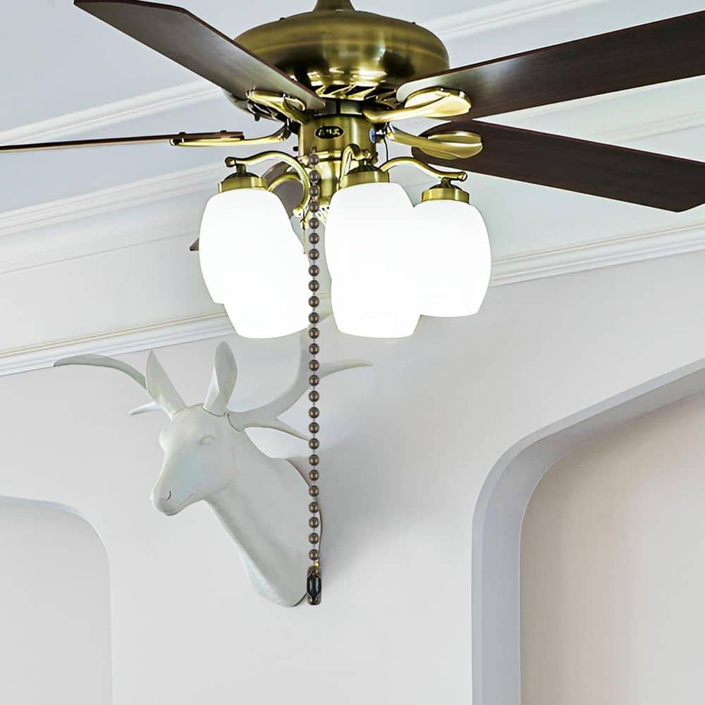 phyfalip 120in Bronze Ceiling Fan Pull Chains with Connectors Extra ...