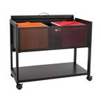 Steel Open Top File Cart in Matte Gray VF52000
