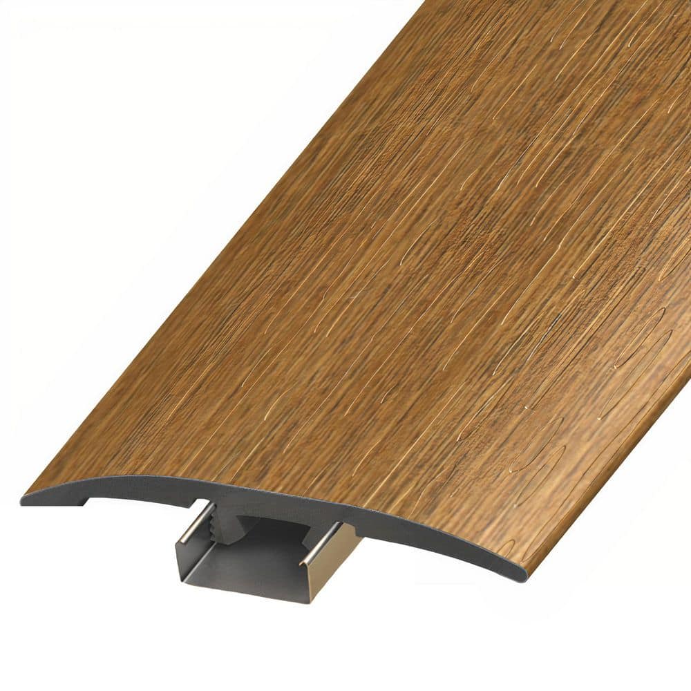 ASPEN FLOORING Verge 1/4 in. Thick x 2 in. Width x 94 in. Length 3-in-1 ...