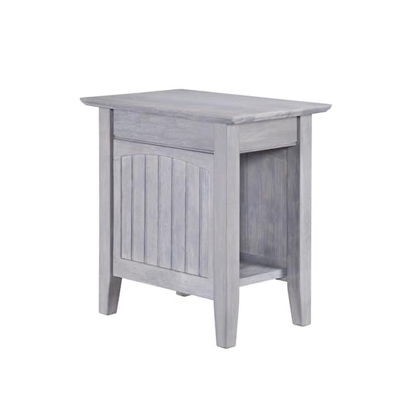 AFI Nantucket Driftwood Grey Chair Side Table AH13308 - The Home Depot