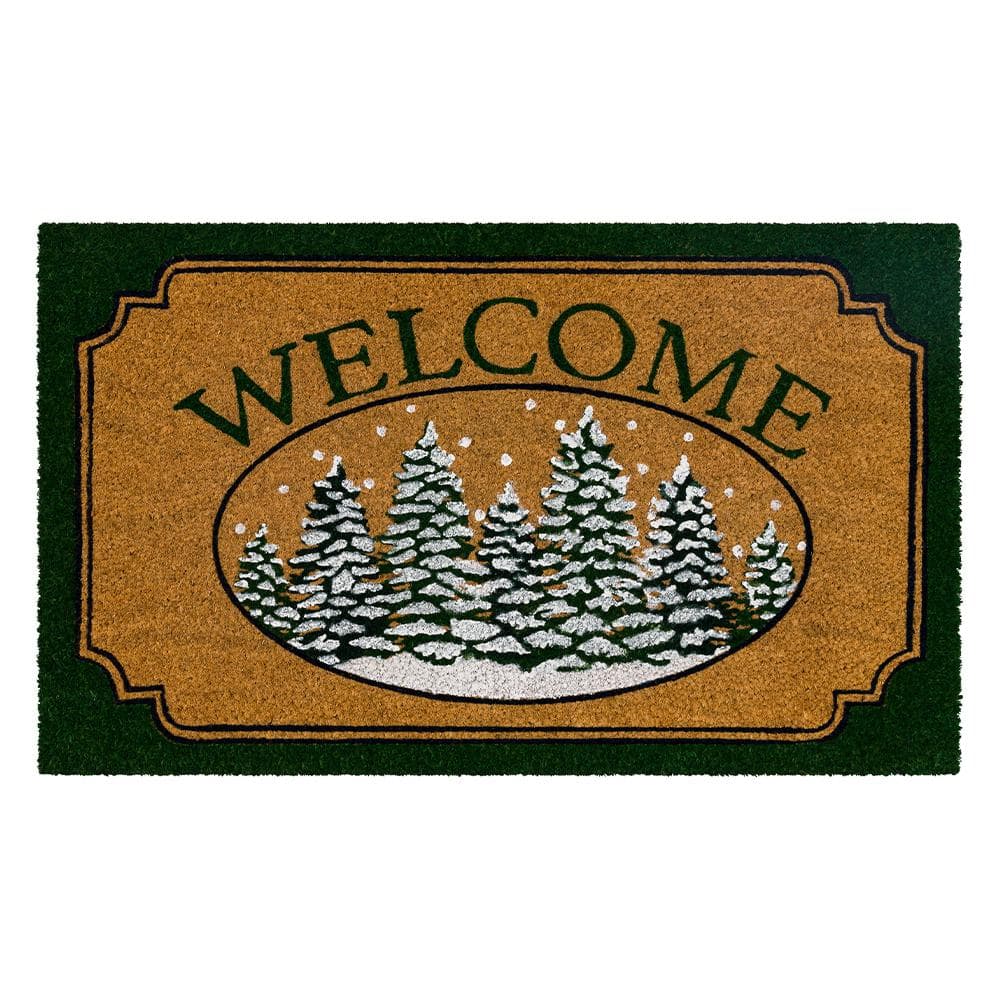 Home Accents Holiday Sign of Christmas Vinyl Back Coir 18 in. x 30 in ...