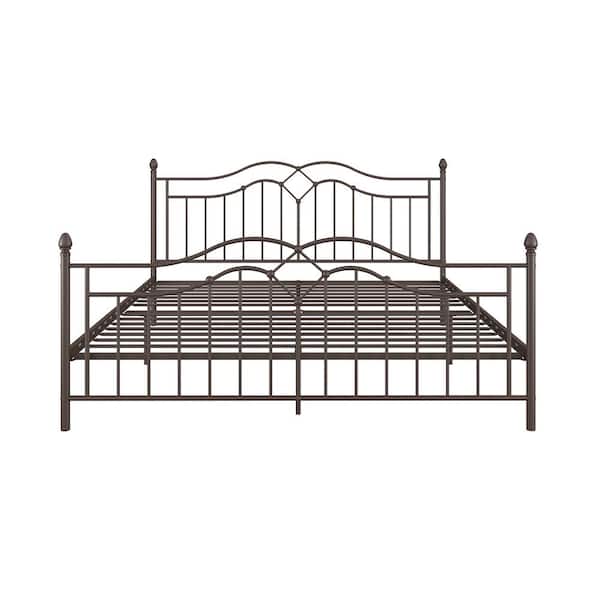DHP Tatiana Bronze King Size Bed Frame DE29171 - The Home Depot