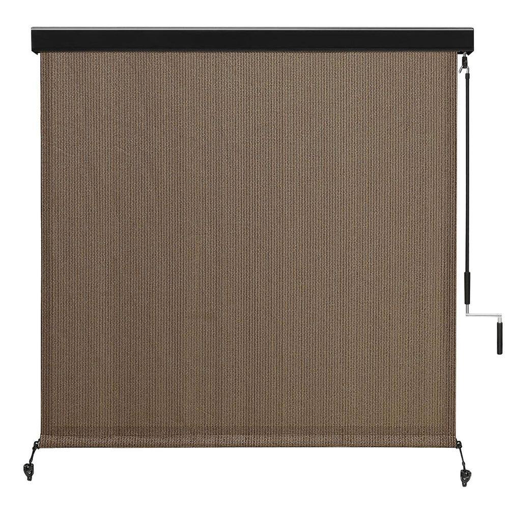 8 ft. x 50 ft. Privacy Screen Fence, 90% Blockage Heavy Duty 175 GSM ...