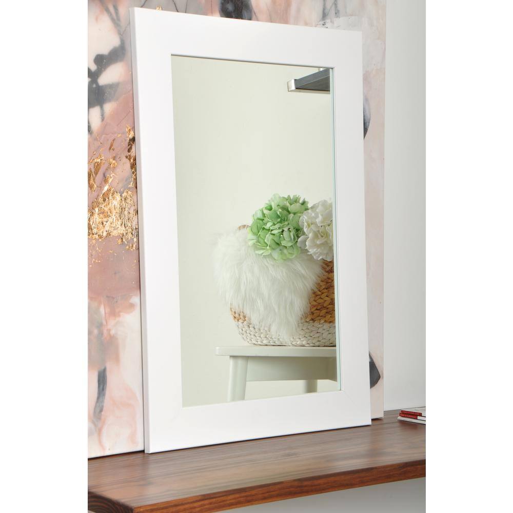 BrandtWorks Vision 32 in. W x 32 in. H Framed Square Bathroom Vanity ...