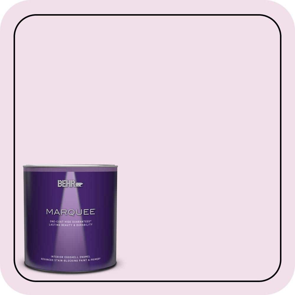 BEHR MARQUEE 1 qt. #M120-1 Pink Proposal Eggshell Enamel Interior Paint ...