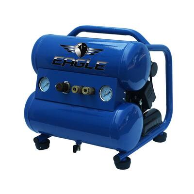 Eagle Silent Series, 2.0 HP Electric 115-Volt, Oil Free Air Compressor ...