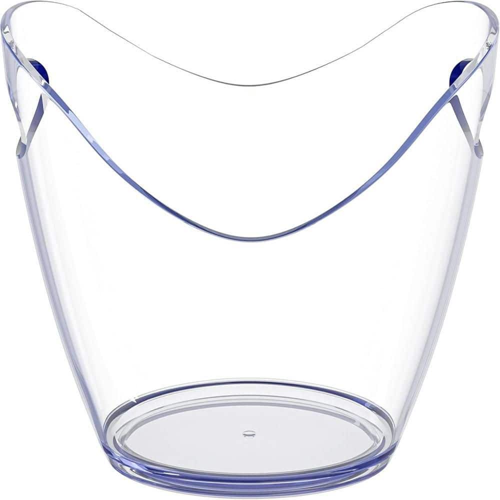 PRIMEPLUS Ice Bucket Wine Bucket, Clear Acrylic 3.5 Liter Plastic Tub ...