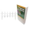 allFENZ 12 in. x 23 in. Vinyl Picket Garden Fence (6-Pack) SBF1223W ...