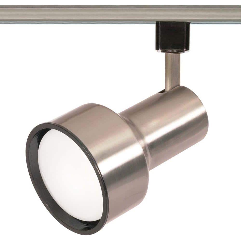 SATCO 1-Light R30 Brushed Nickel Step Cylinder Track Lighting Head ...
