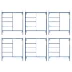 MetalTech Saferstack 6.3 ft. x 5 ft. Mason Walk-Through Arch Scaffold ...