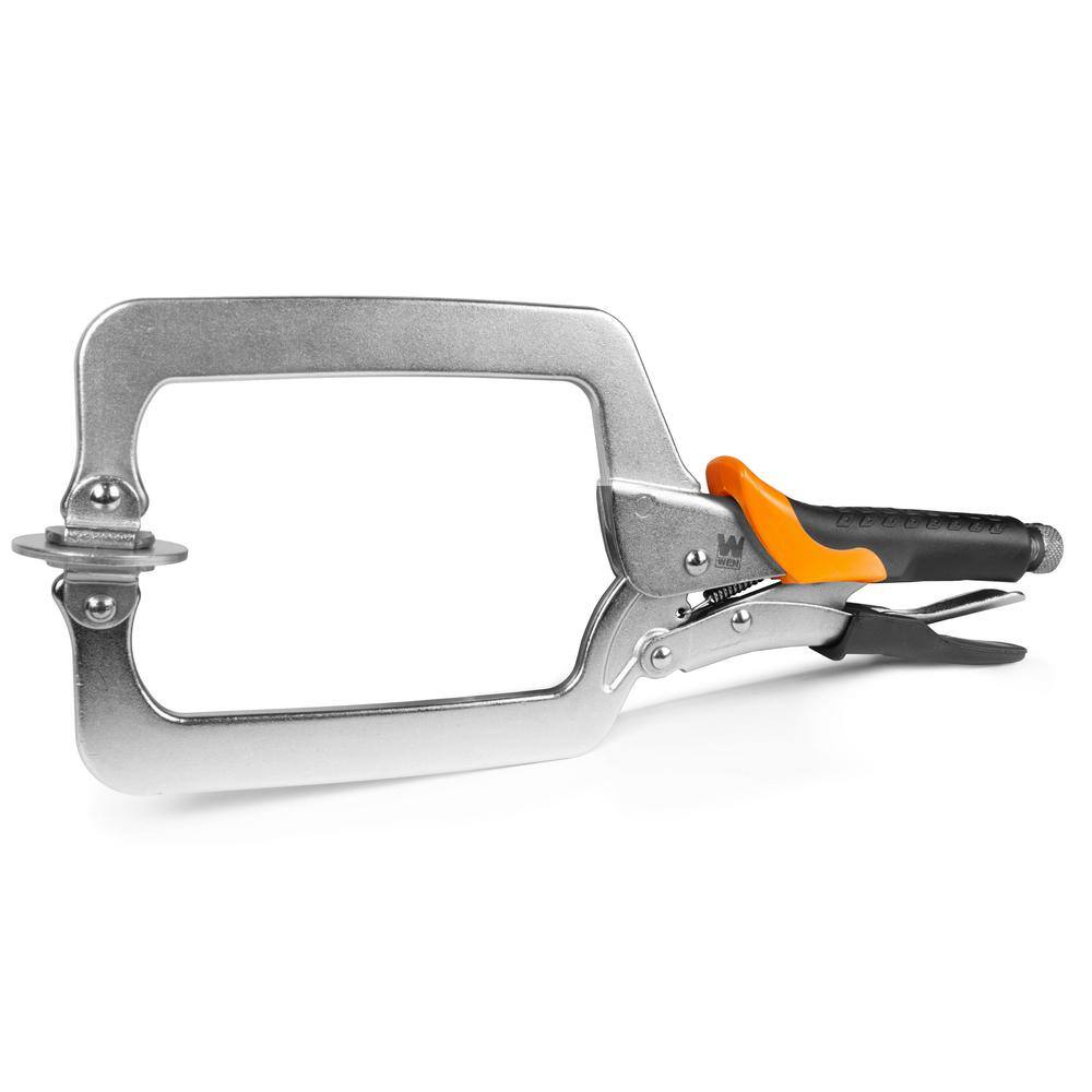 WEN 6 in. Face Clamp for Woodworking and Pocket Hole Joinery CL650F ...