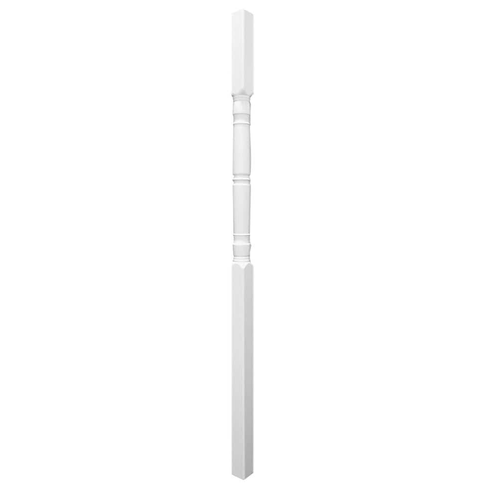 Barrette Outdoor Living Column 2500 lbs. 4 in. x 108 in. White Turned ...