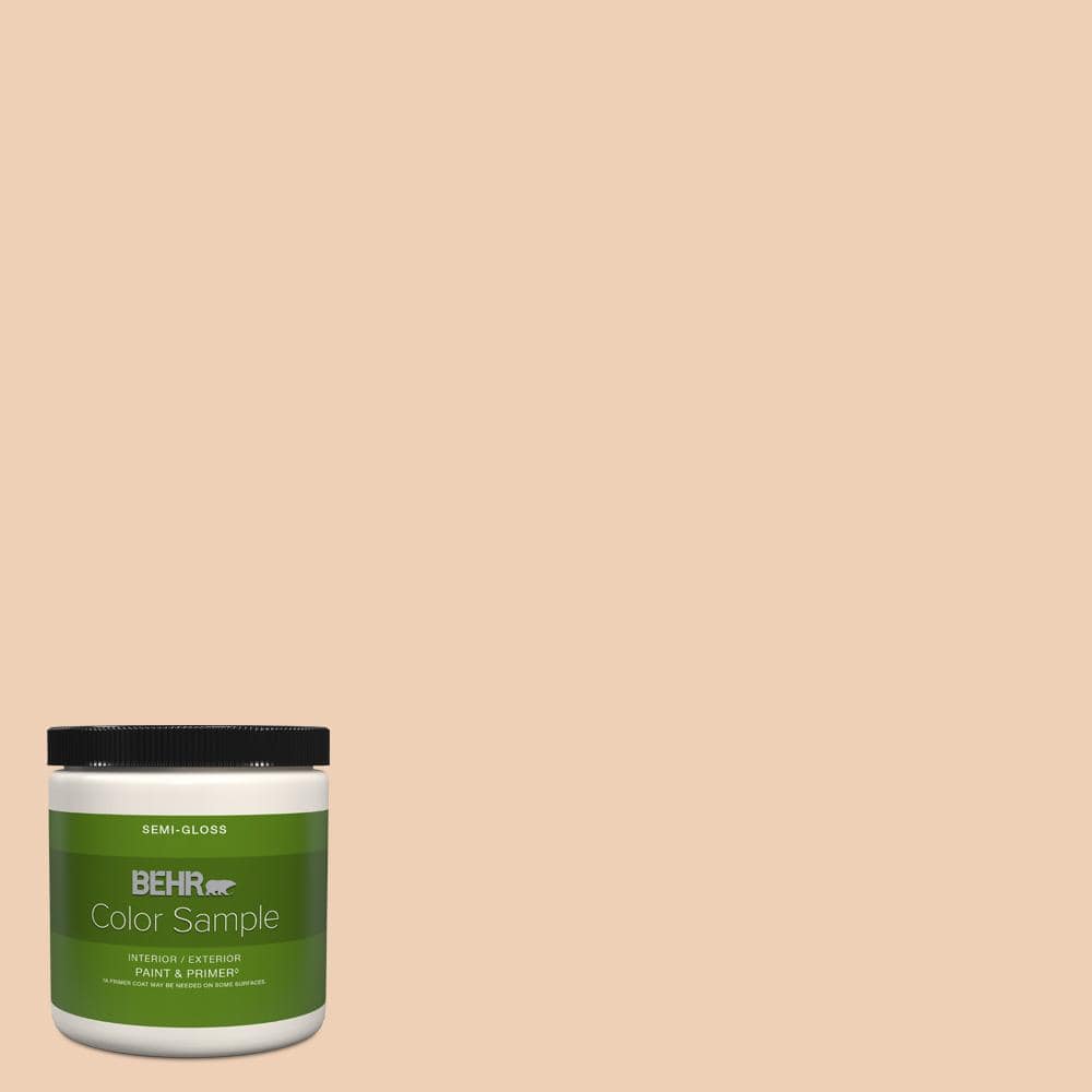 BEHR PREMIUM PLUS 8 oz. #260E-2 Clamshell Semi-Gloss Interior/Exterior ...