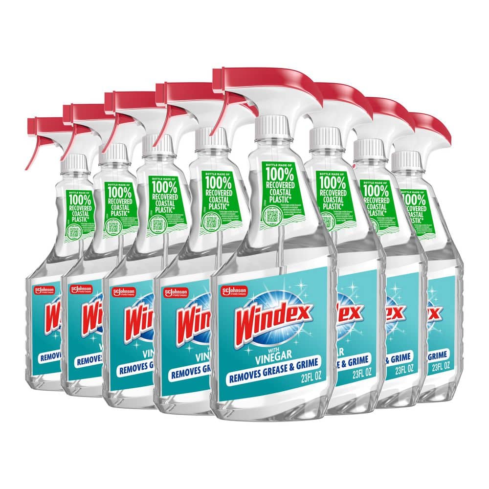 Windex 23 fl. oz. Vinegar Glass Cleaner (8-Pack) 312620 - The Home Depot