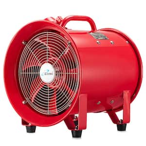 iLIVING Explosion Proof 10 in. Ventilation Floor Fan, With 350-Watt ...