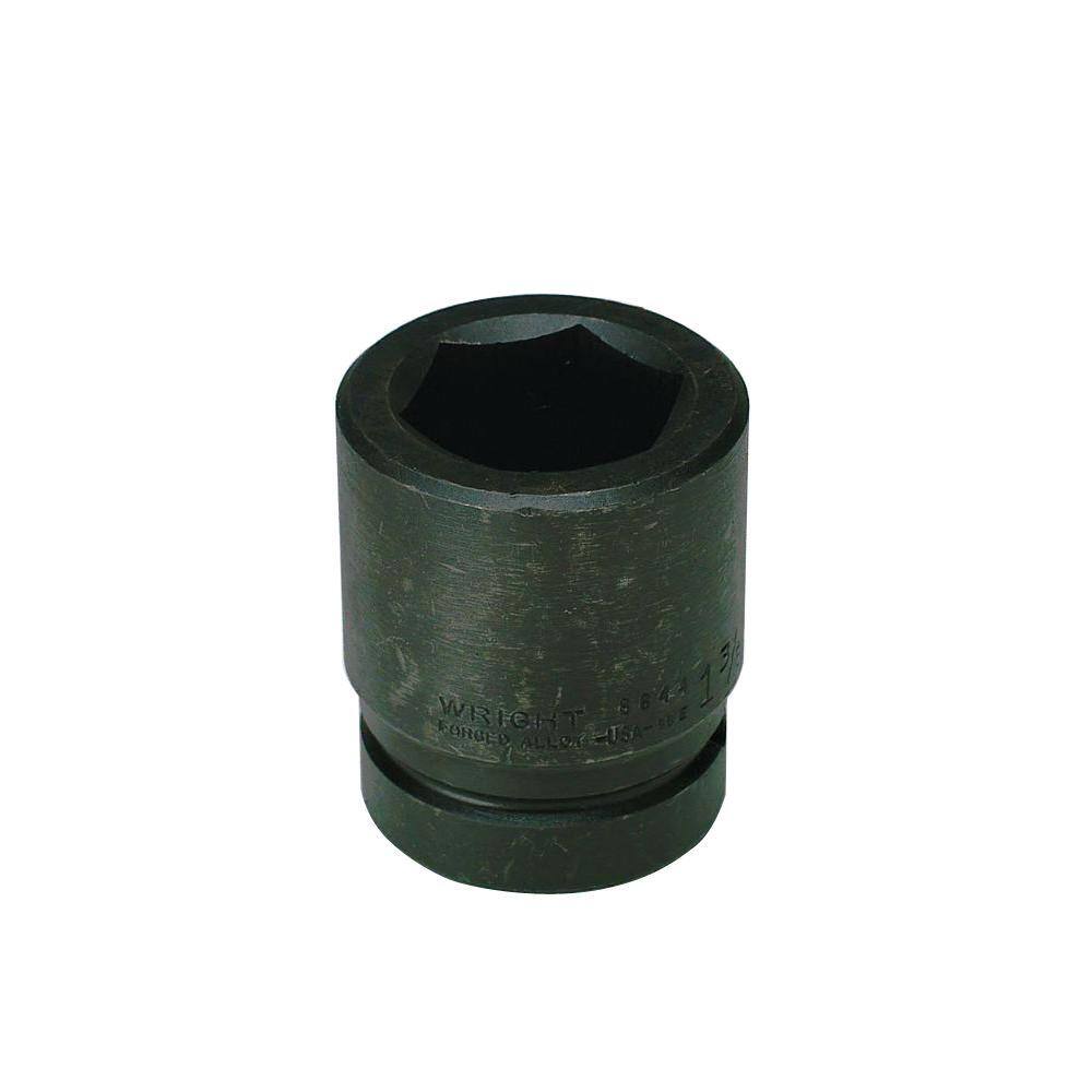 Wright Tool 2-1/8 in. - 1 in. Drive 6-Point Standard Impact Socket 8868 ...