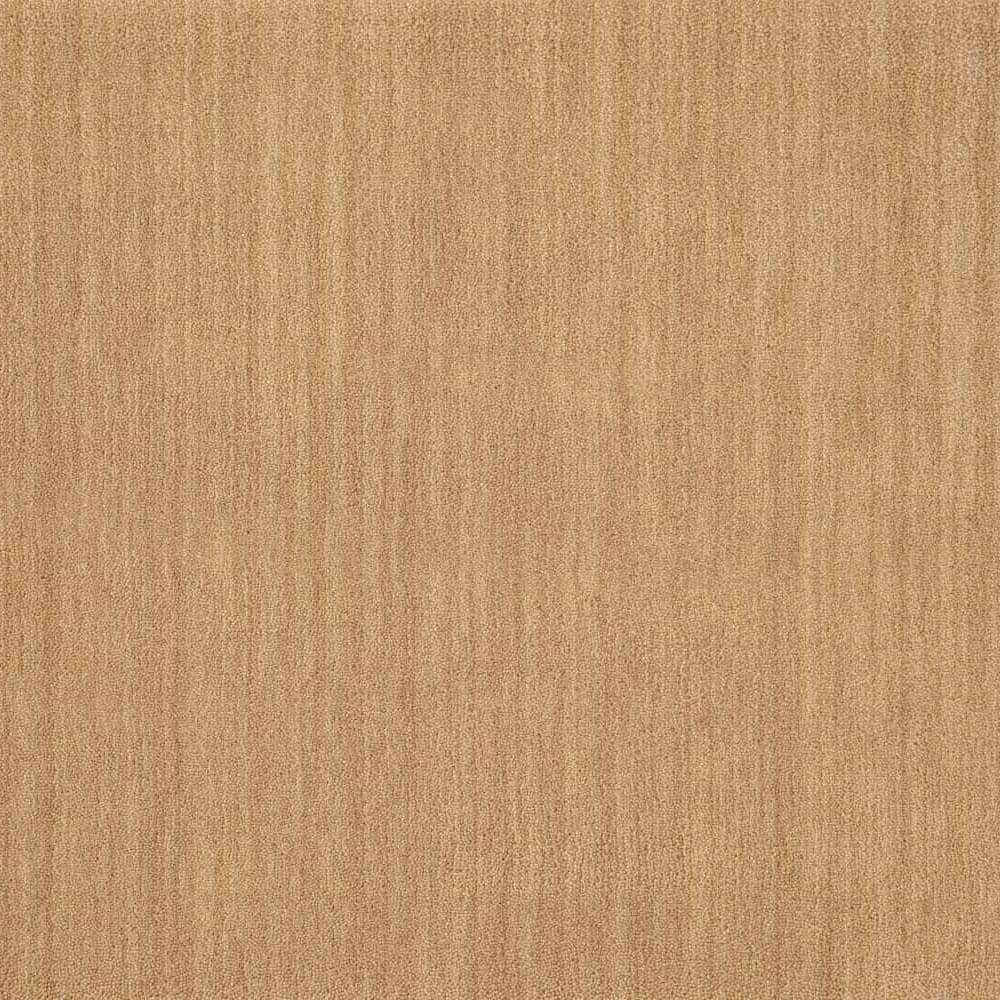 Natural Harmony Supreme Beige 13.9 ft. 71 oz. Wool Texture Carpet ...
