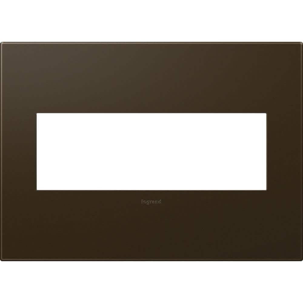 Legrand adorne 3 Gang Decorator/Rocker Wall Plate, Bronze (1-Pack ...