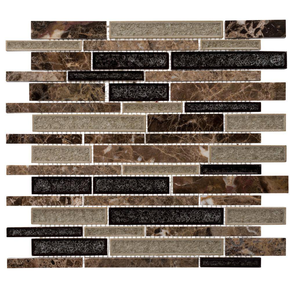 ANDOVA Exploration Spain Specialty 10 in. x 13 in. Polished Ibiza Brown ...