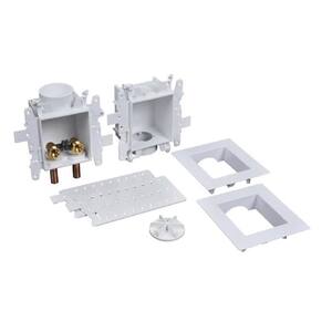 OATEY 3-1/2 in. Center Drain Washing Machine Outlet Box 38120 - The ...