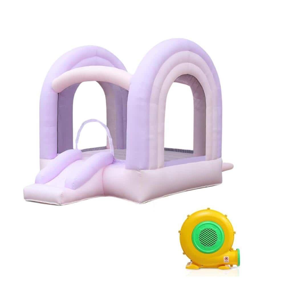Karl home Inflatable Bounce House Kid Jump Bouncer Castle with Slide ...