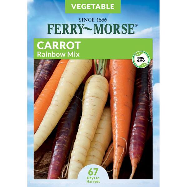Ferry-Morse Carrot Rainbow Mix Vegetable Seeds 4031 - The Home Depot