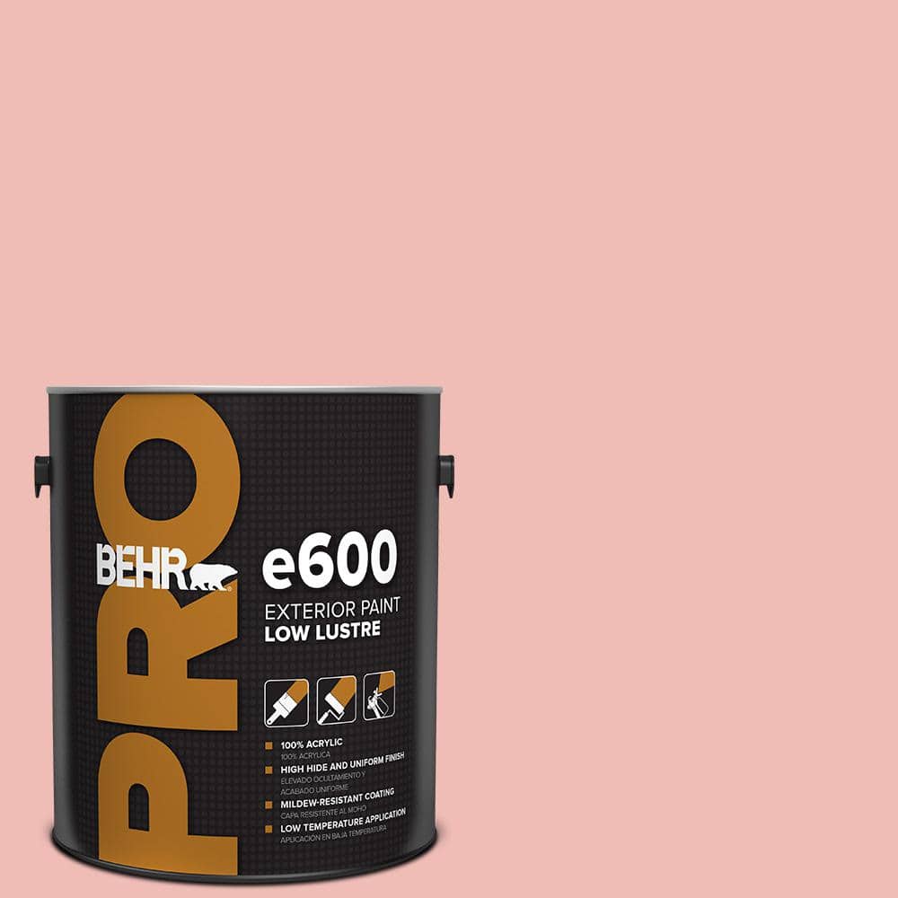 BEHR PRO 1 gal. #BIC-04 Pink Taffy Low Luster Exterior Paint PR62001 ...