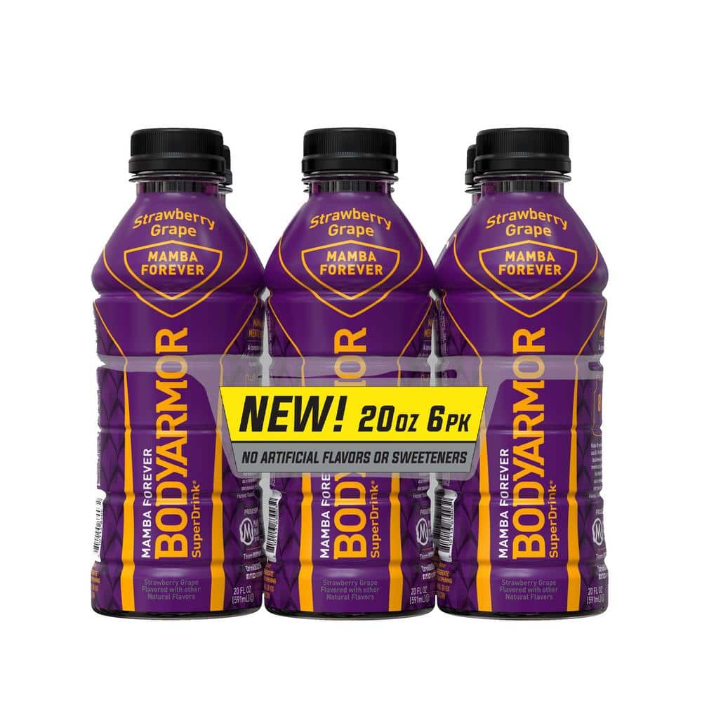 BODYARMOR BA 20 Oz. Strawberry Grape Sport Drink (6-Pack) 810113830032 ...