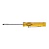 Klein Tools 3/32 in. Cabinet-Tip Pocket Clip Flat Head Screwdriver with ...