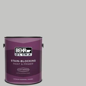 BEHR DYNASTY 8 oz. #N520-2 Silver Bullet Semi-Gloss Enamel Stain ...