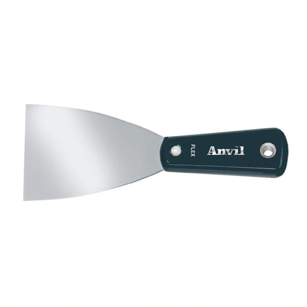 Anvil 3 in. Plastic Handle Flexible Putty Knife X3FV-ANV - The Home Depot