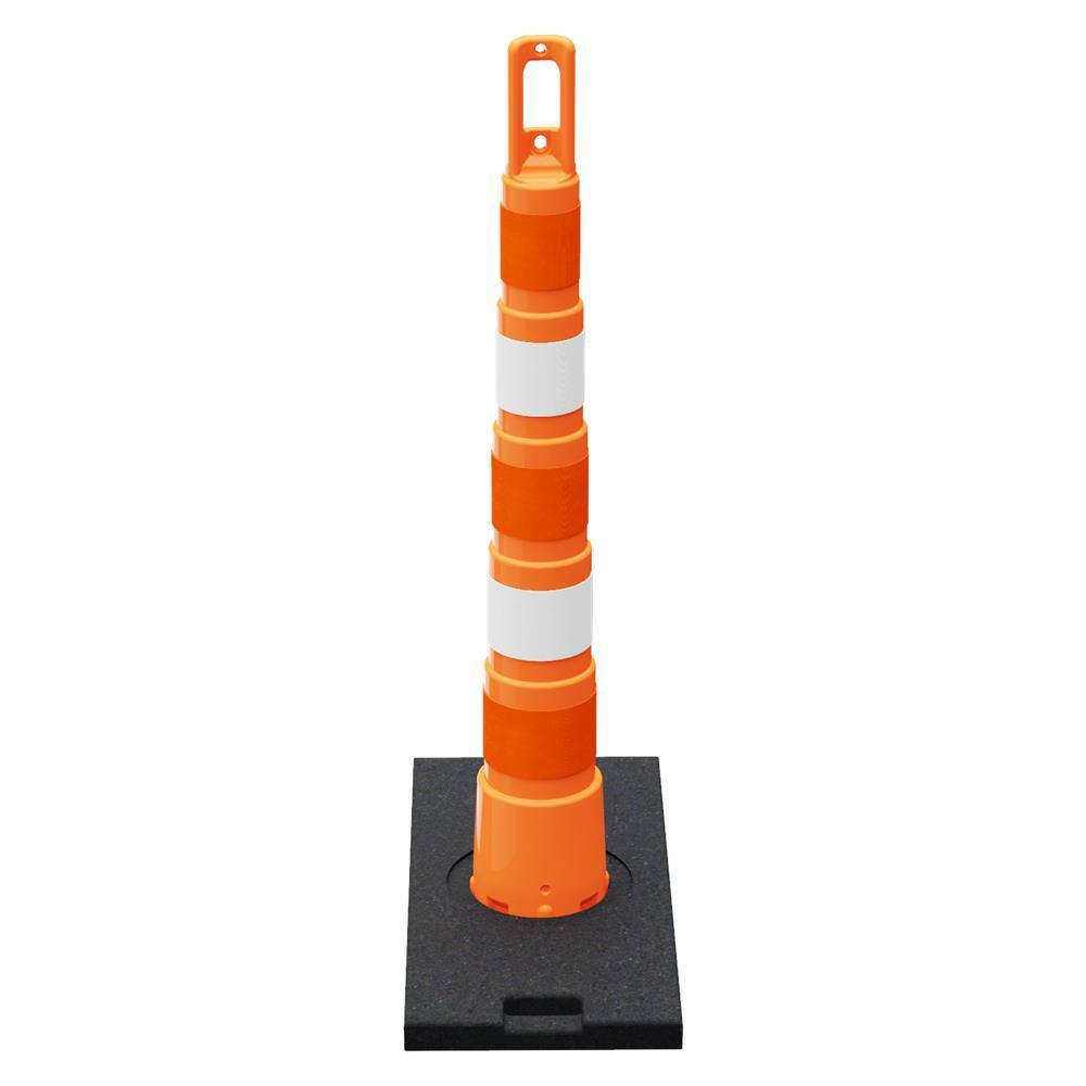 PLASTICADE Navicade 42 in. Channelizing Cone with 30 lb. Base and Four ...