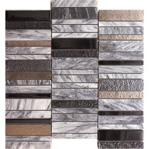 Apollo Tile Blue 4 in. x 4 in. Polished and Honed Ceramic Mosaic Tile ...