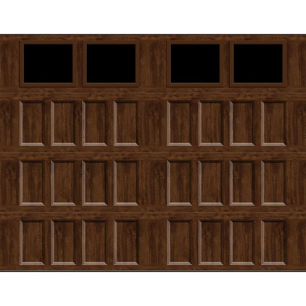 Clopay Bridgeport Steel Narrow Panel 9 ft. x 7 ft. Insulated 18.4 R ...