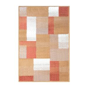 SUPERIOR Clifton Brown 8 ft. x 10 ft. Rectangle Color Block Tile ...
