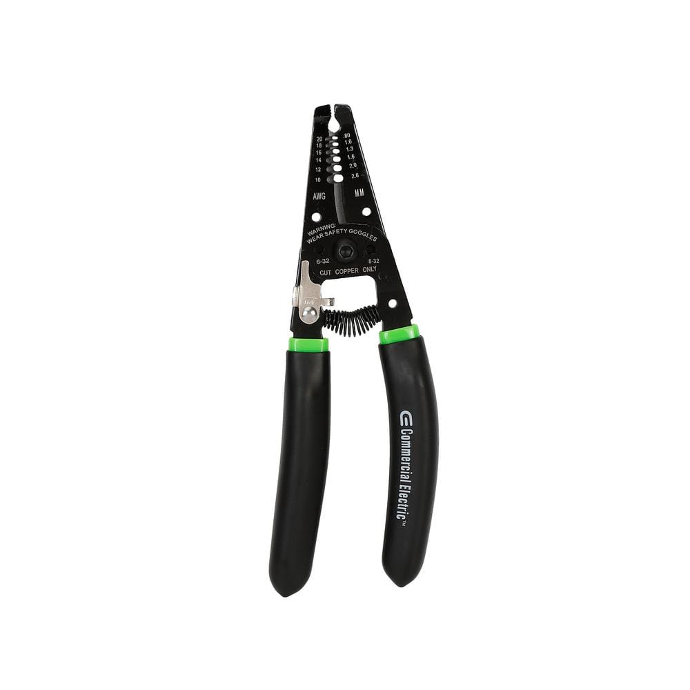 Commercial Electric 7 in. Wire Stripper and Cutter 91677 - The Home Depot