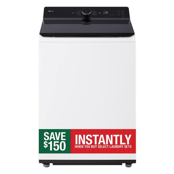 Reviews for LG 5.5 cu. ft. SMART Top Load Washer in Alpine White with ...