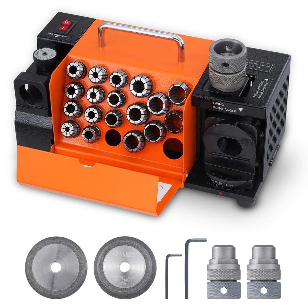 SKYSHALO Drill Bits Sharpener, 3-20 mm Portable End Mill Grinder ...