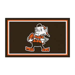 FANMATS Cleveland Browns 1 ft. 7 in. x 2 ft. 6 in. Vintage Starter Mat ...