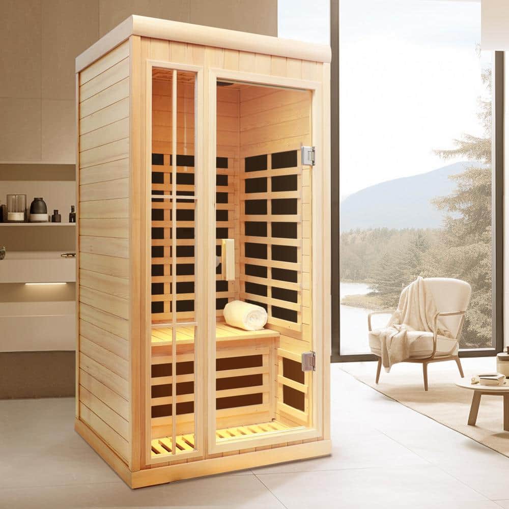 Magic Home 1-Person Far Infrared Sauna with LED Color Lights CS ...