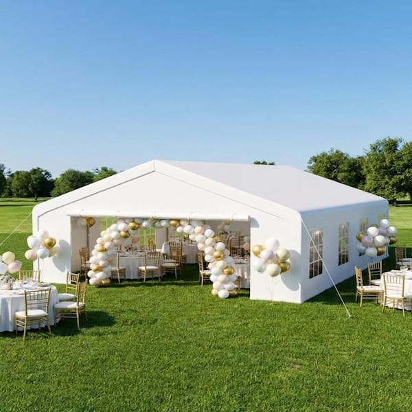 homfan Heavy Duty 20x33 ft.Outdoor Party Wedding Event Canopy Tent with ...