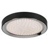 AFX Belle 16 in. 1-Light Black LED Flush Mount BLLF16LAJD1BKPC - The ...