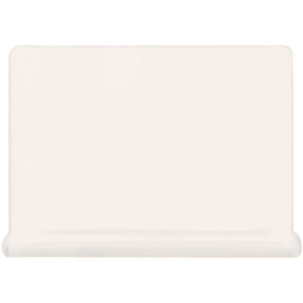 Semi Gloss WHITE Wall Tile Collection 4x6 Group 1 Colors Thin Lip Cove ...