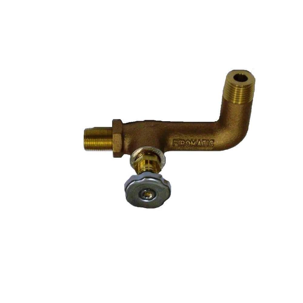 BECKETT Firomatic 1/2 in. x 3/8 in. Bronze Oil Shutoff Valve 12350P ...