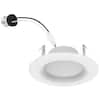 EcoSmart 4 in. Integrated LED Recessed Retrofit Light Trim 2700K, (4 ...